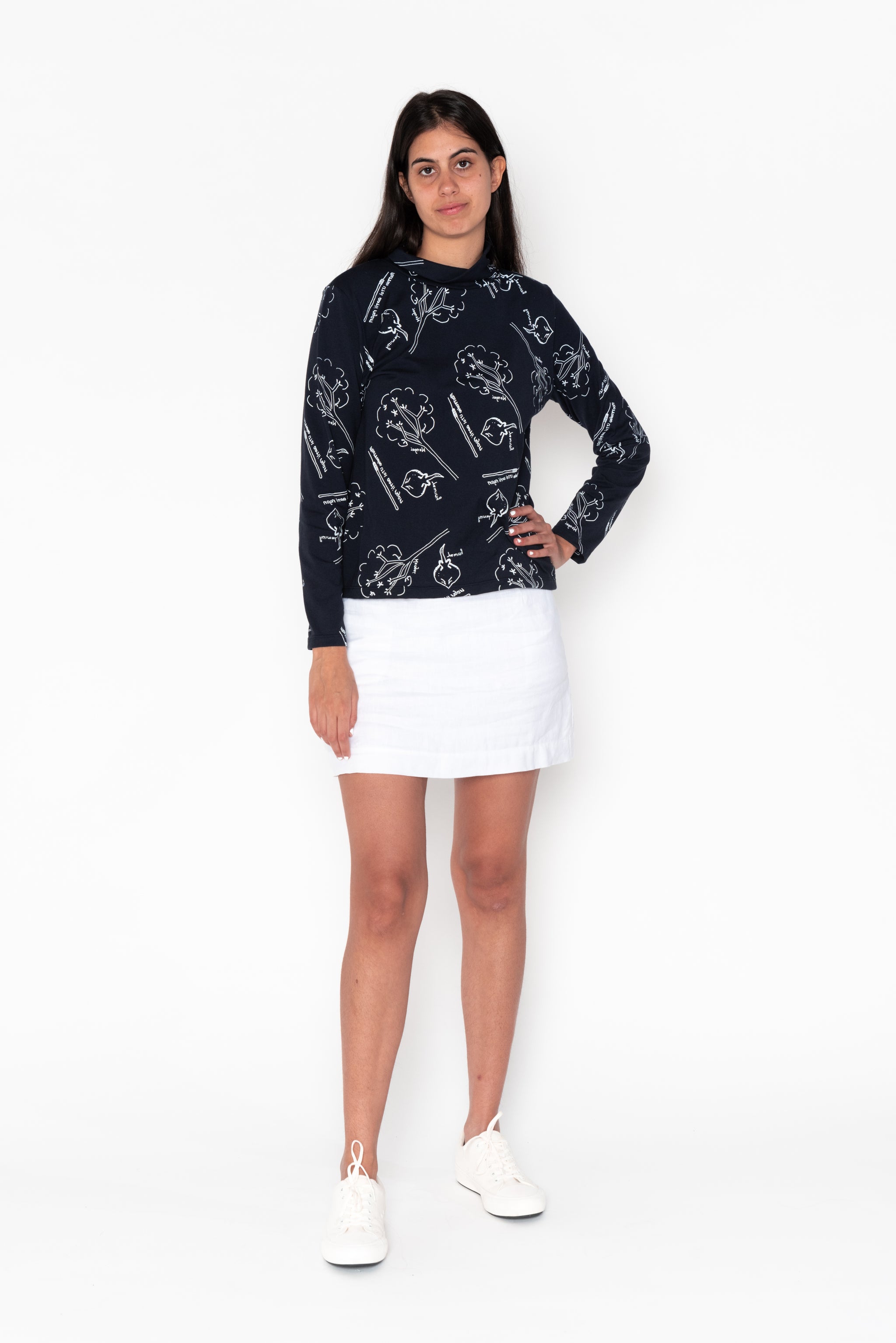 Jersey Skivvy - Yawiny (Stingray) & Wongai (Wattle Tree)